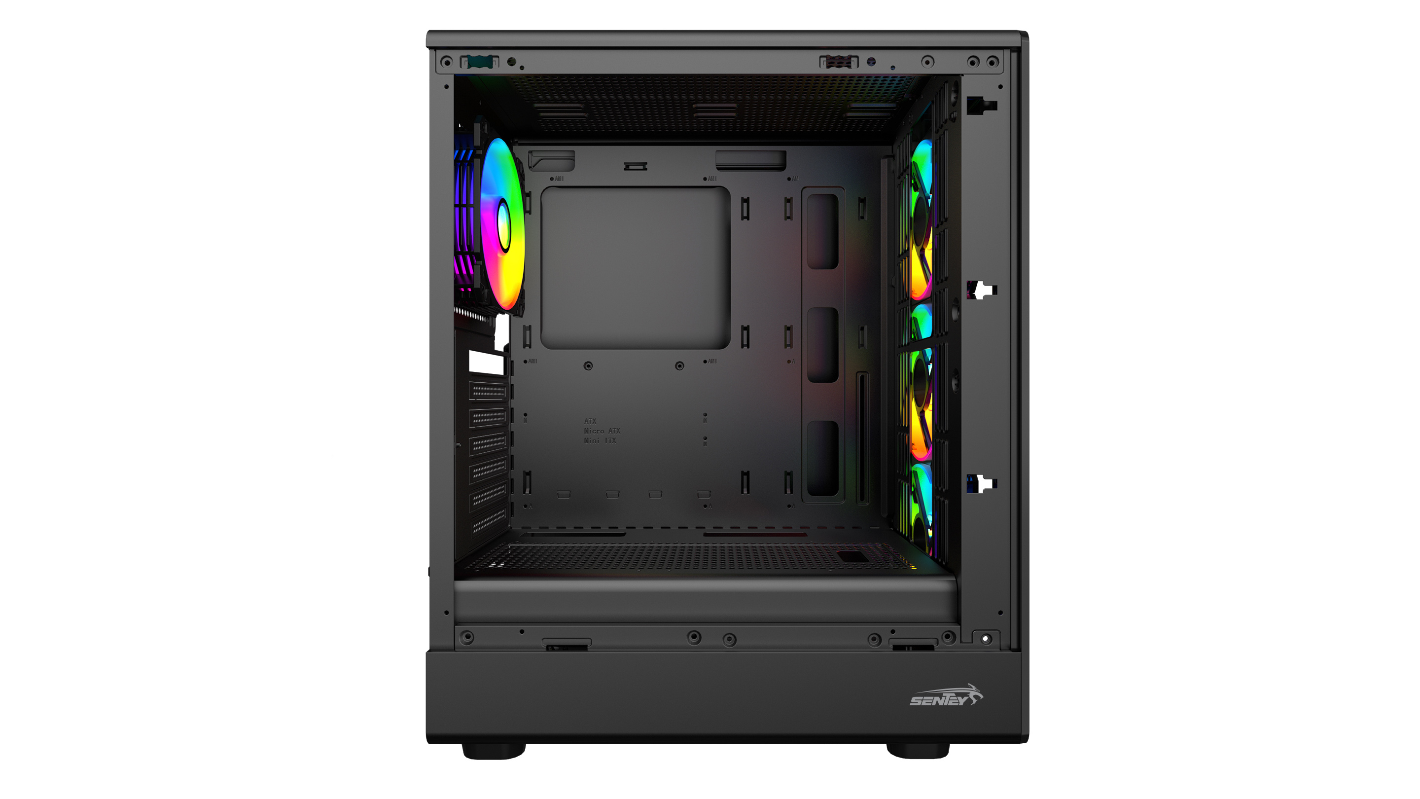 Sentey :: M40 ATX ARGB Black M40BLK-SF